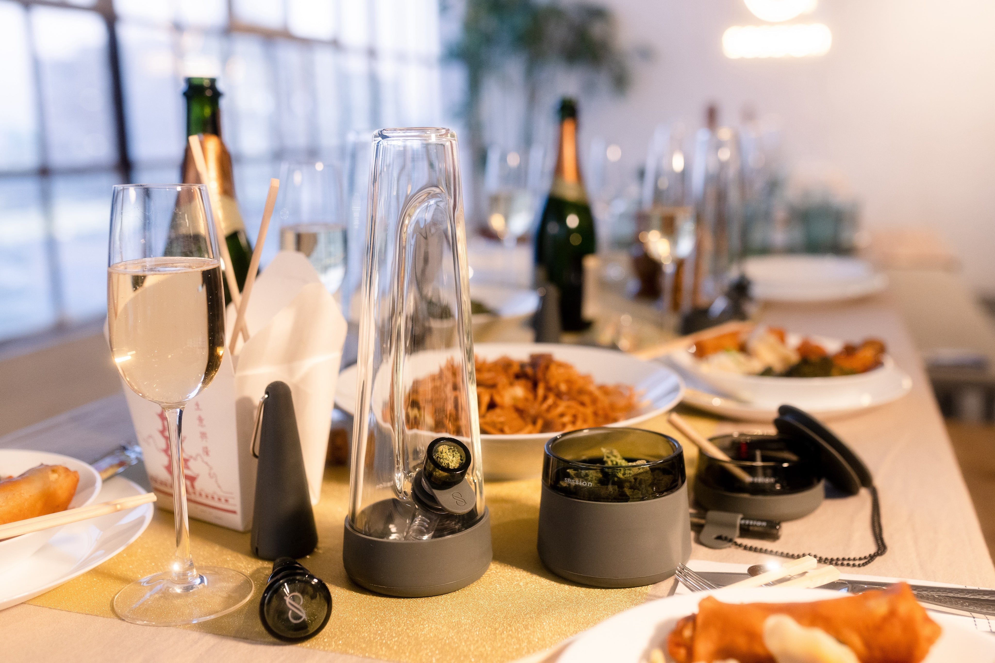 Session Goods | Modern Glass Bong | Designer Smoking Essentials