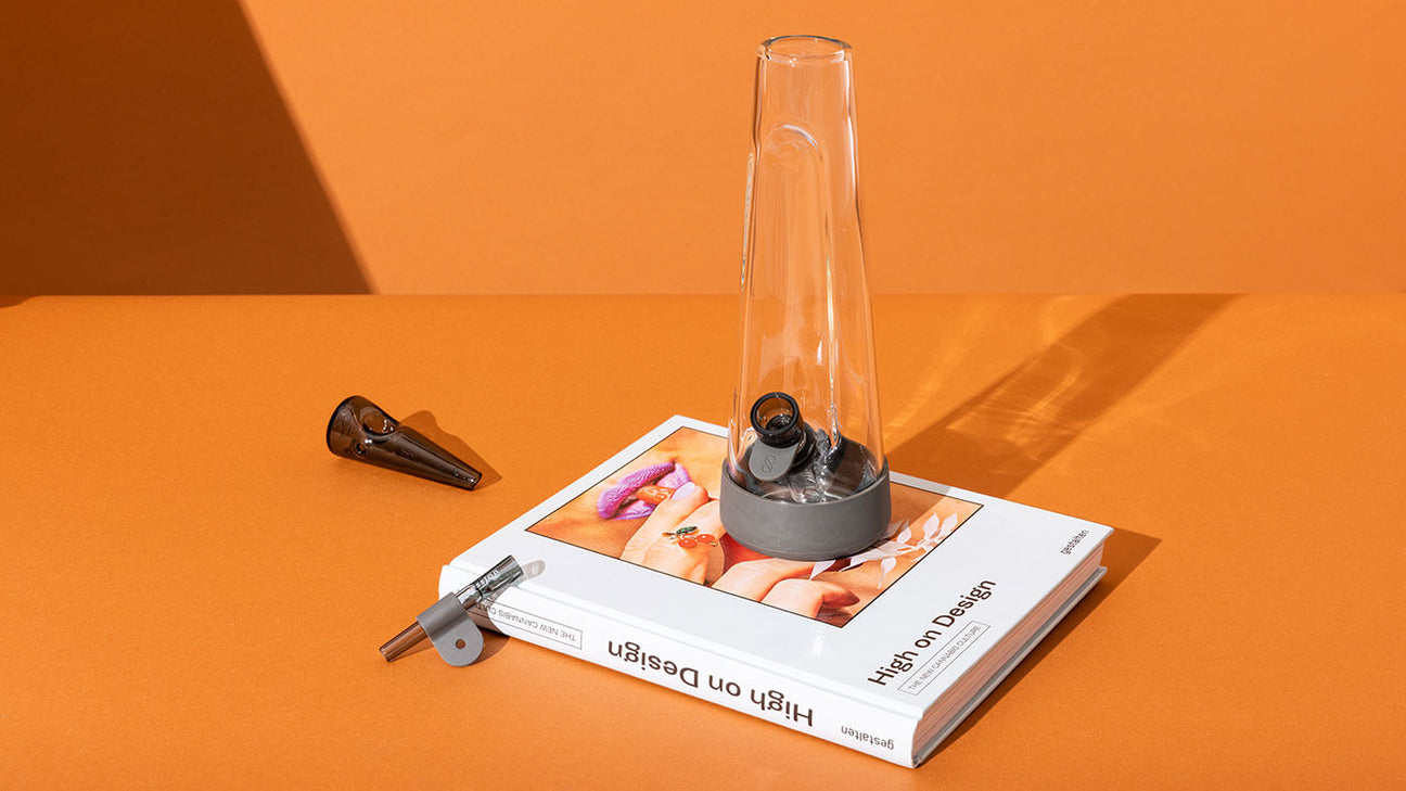 Indigo Blue Glass Bong | Minimalist Design & Silicone | Session ...