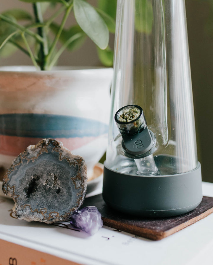 Paradise Yellow Session Bong | Radiant Designer Glass Water Pipe ...