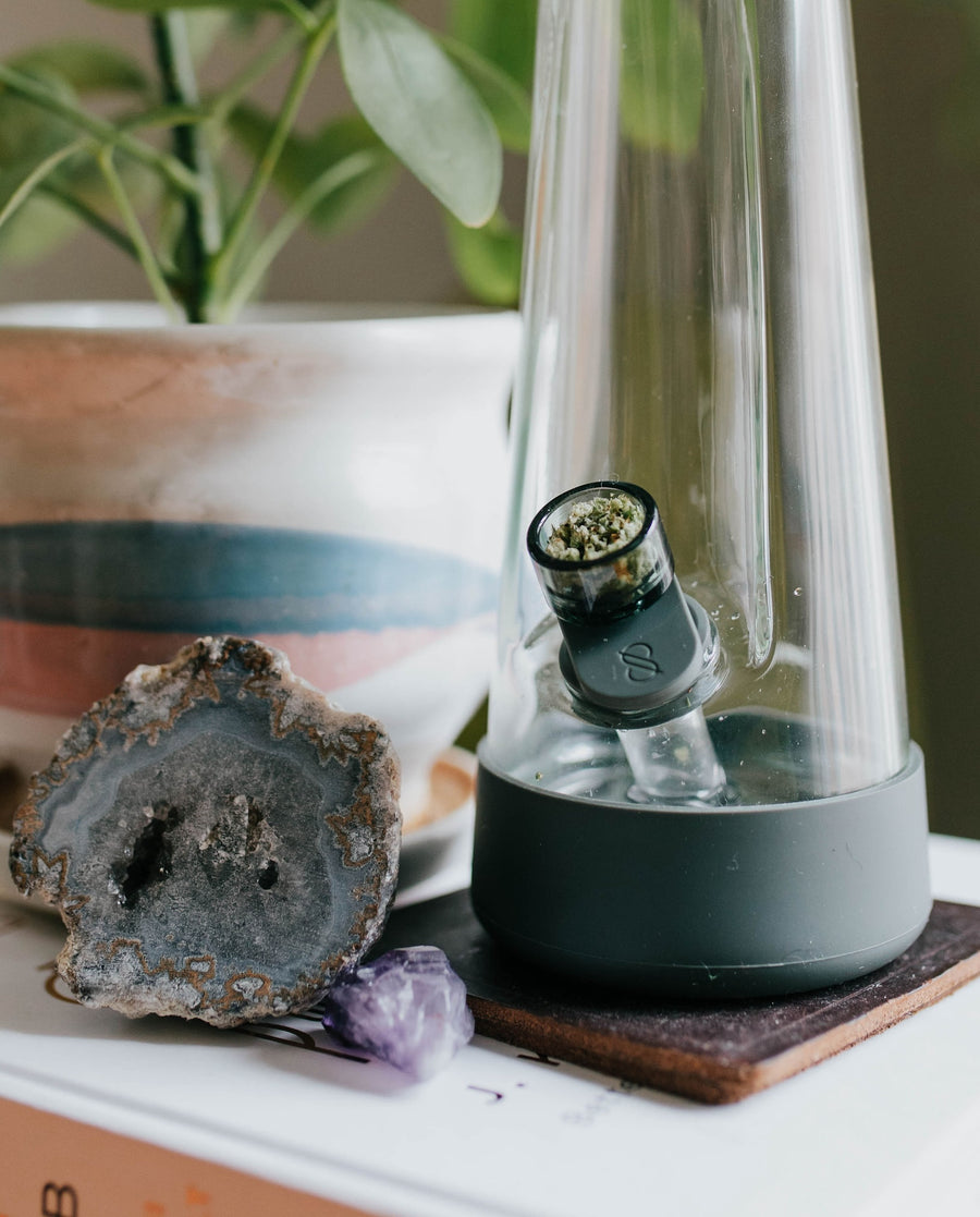 Paradise Yellow Session Bong | Radiant Designer Glass Water Pipe ...